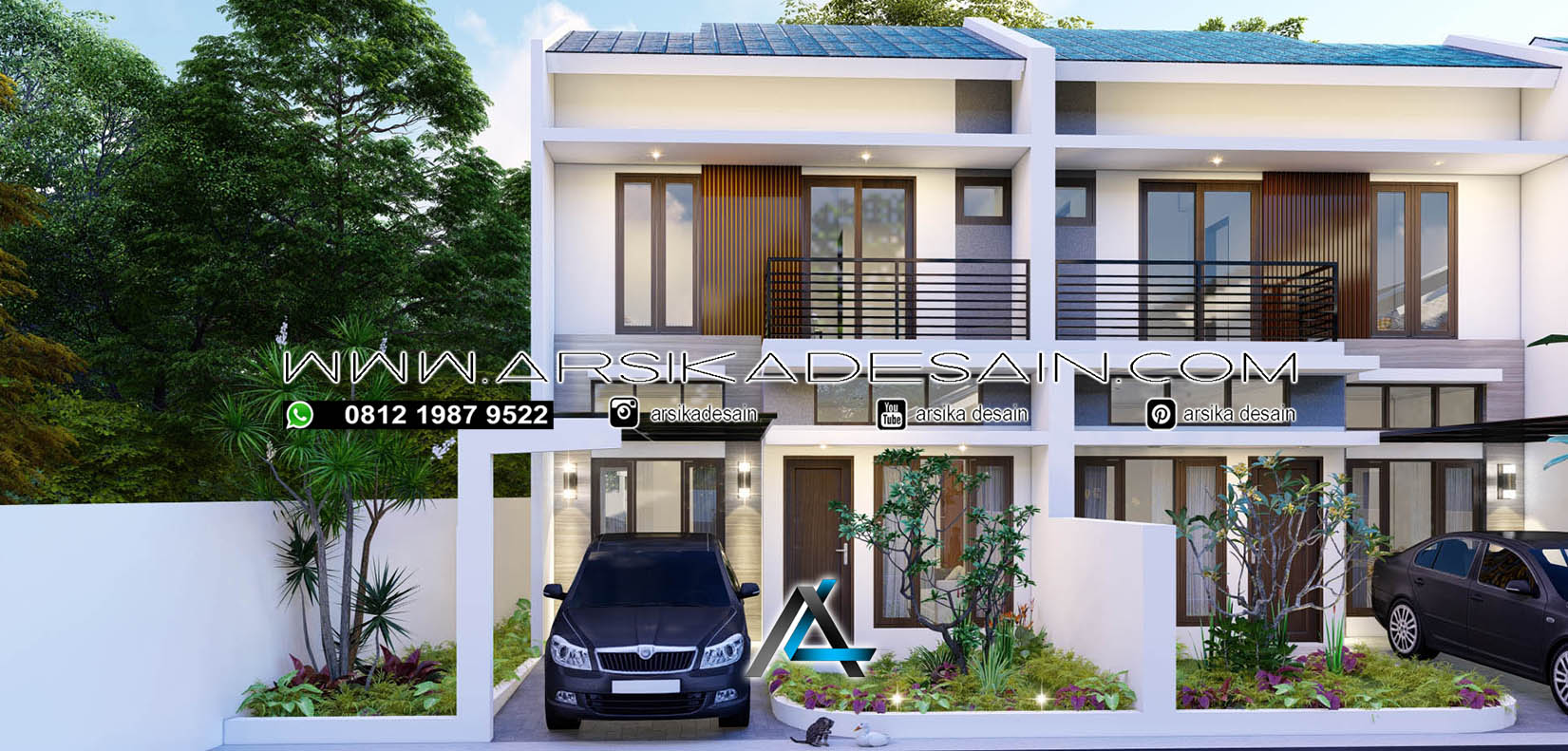 DESAIN RUMAH 6,5 x 12 meter Rumah Type 75/84 - Depok - ARSIKA DESAIN ...