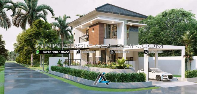 DESAIN RUMAH 13 x 22.5 METER PEMILIK : BAPAK HENDRAJI - BEKASI - ARSIKA ...