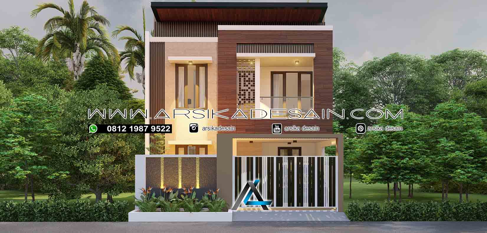DESAIN RUMAH 8 x 12 METER PEMILIK: IBU DIANA-KALIMANTAN - ARSIKA DESAIN ...
