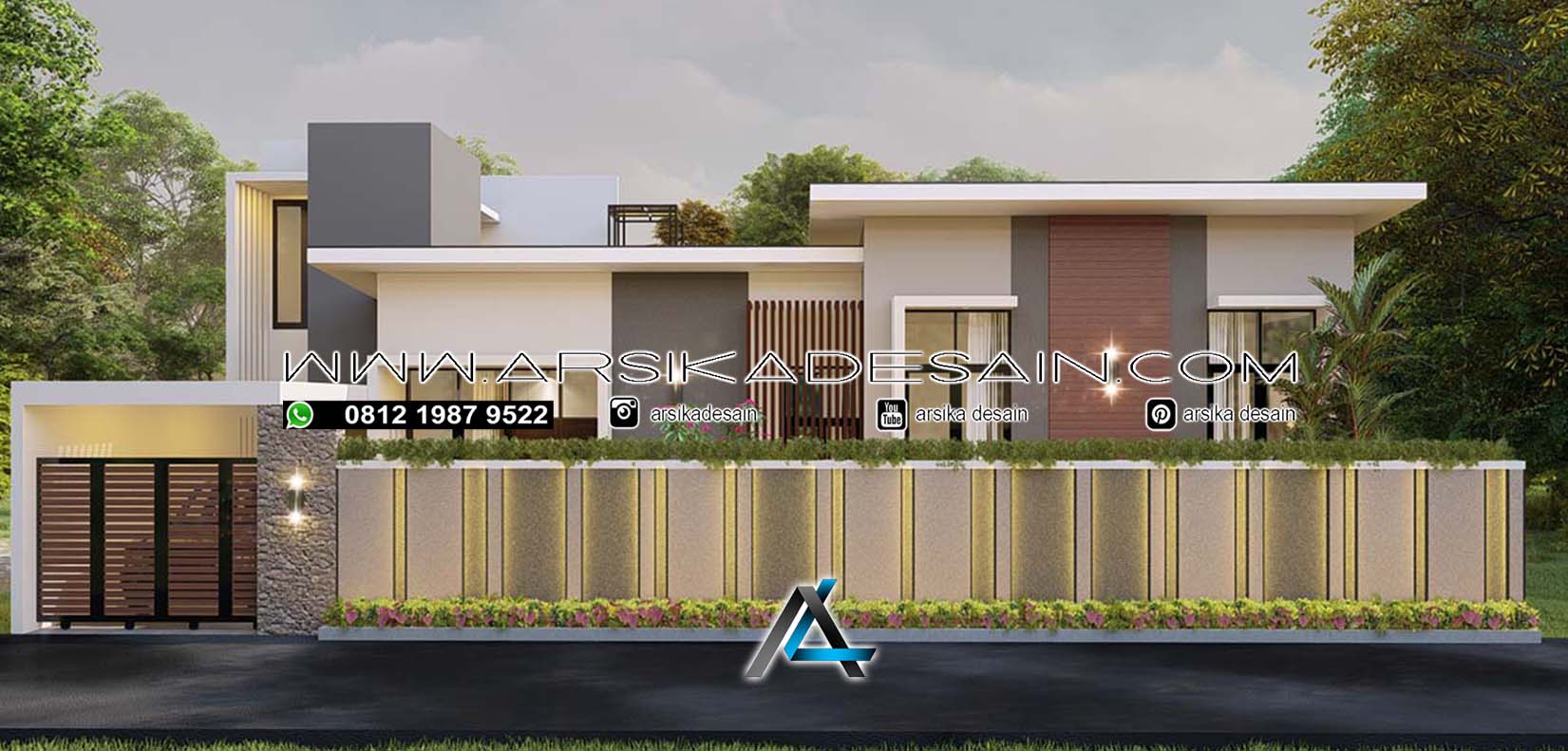 DESAIN RUMAH 12 X 19 METER PEMILIK : IBU ARA - JAKARTA - ARSIKA DESAIN ...