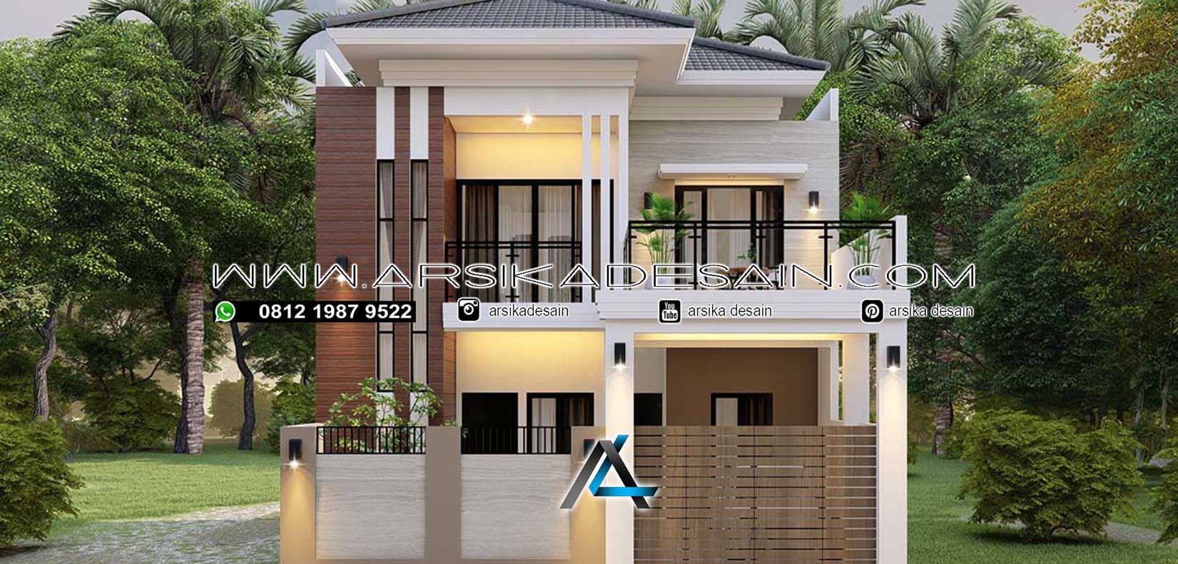 DESAIN RUMAH 9 X 12 METER PEMILIK : BAPAK YAN - JAWA TIMUR - ARSIKA ...
