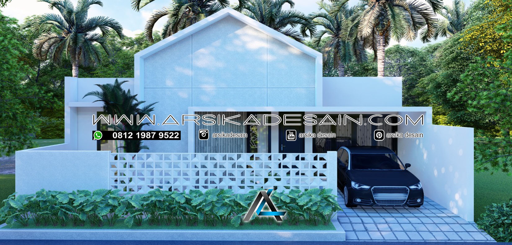 DESAIN RUMAH 10 X 17,5 METER PEMILIK : IBU TINA - JAKARTA - ARSIKA ...