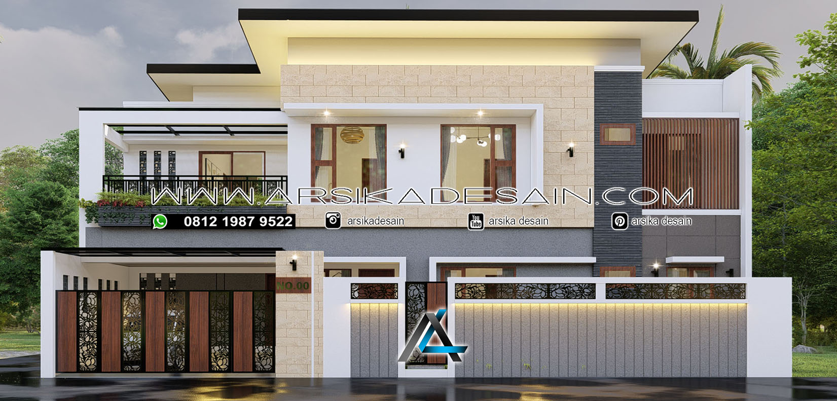 DESAIN RUMAH ALTERNATIF 15,8 X 10,2 METER PEMILIK : IBU MAYA - BEKASI ...