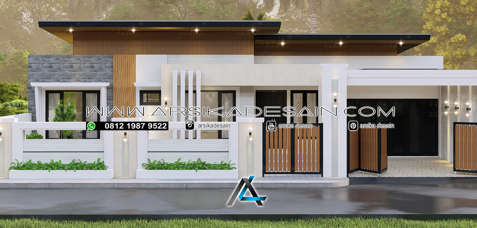 DESAIN RUMAH 17 X 17 METER PEMILIK : IBU NIA - JAKARTA - ARSIKA DESAIN ...