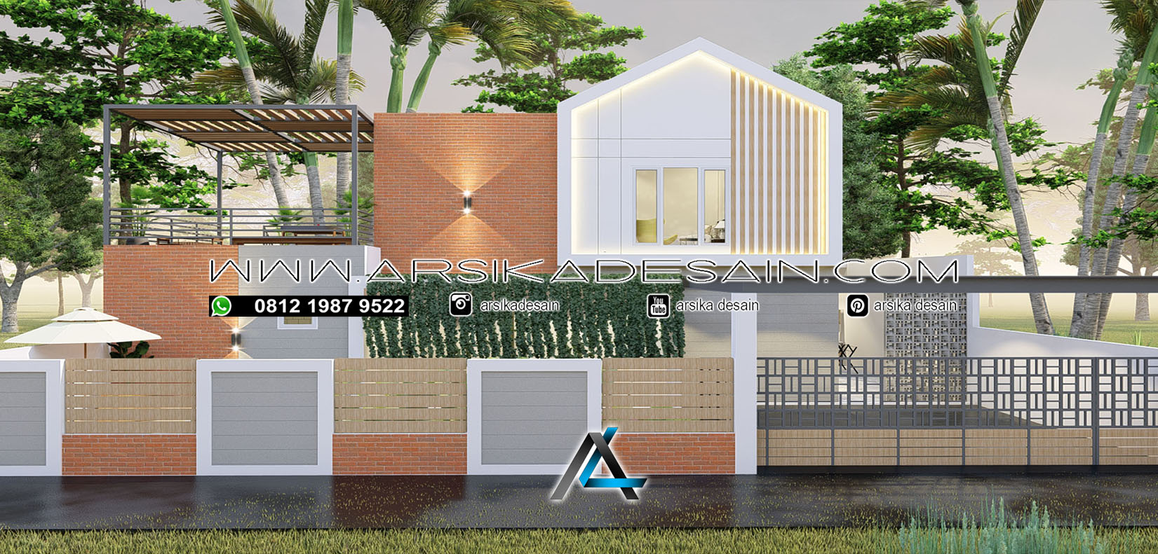 DESAIN RUMAH 18 X 18 METER PEMILIK : BAPAK RIAN - BOGOR - ARSIKA DESAIN ...