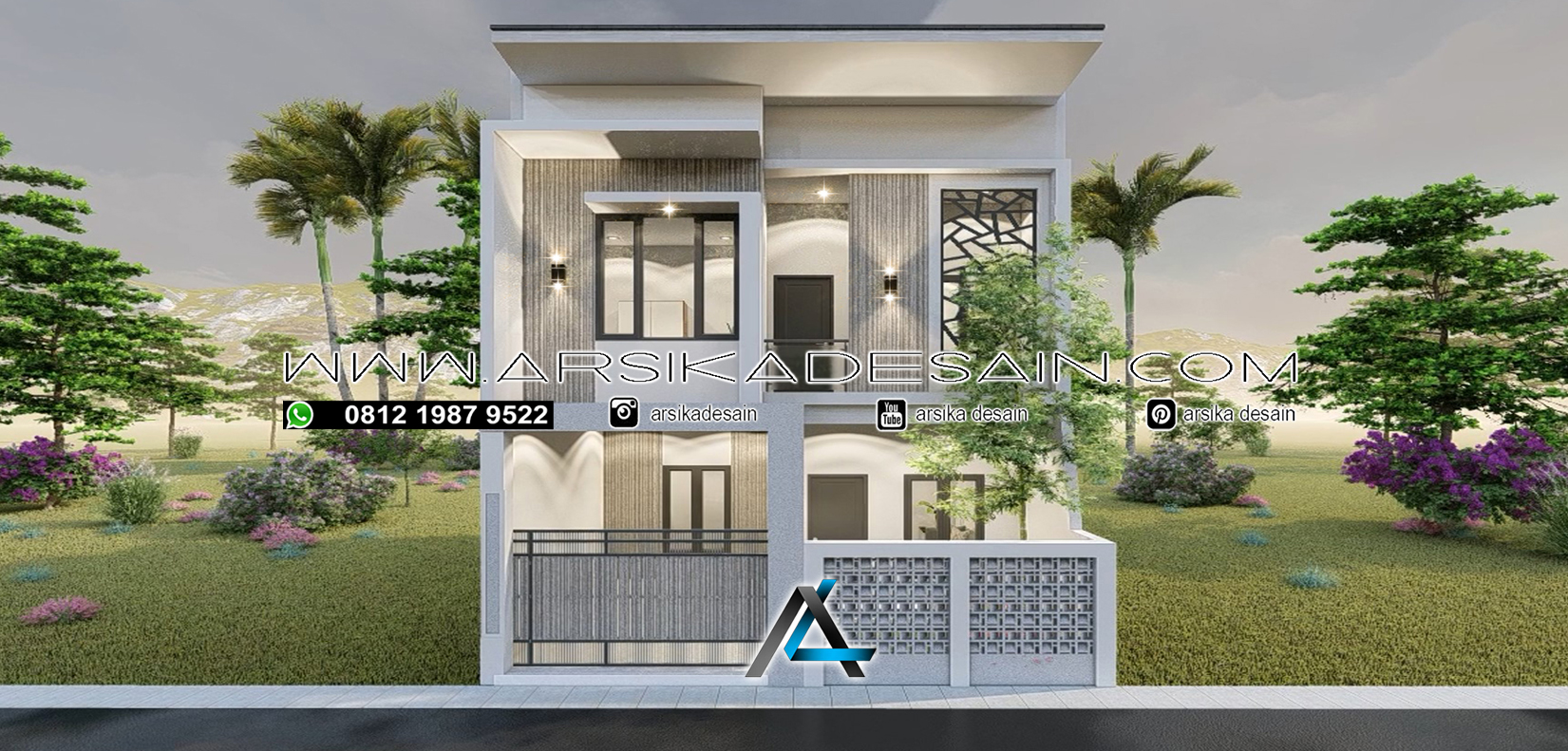 DESAIN RUMAH 7 X 12 METER PEMILIK : IBU MARTA - JAKARTA - ARSIKA DESAIN ...