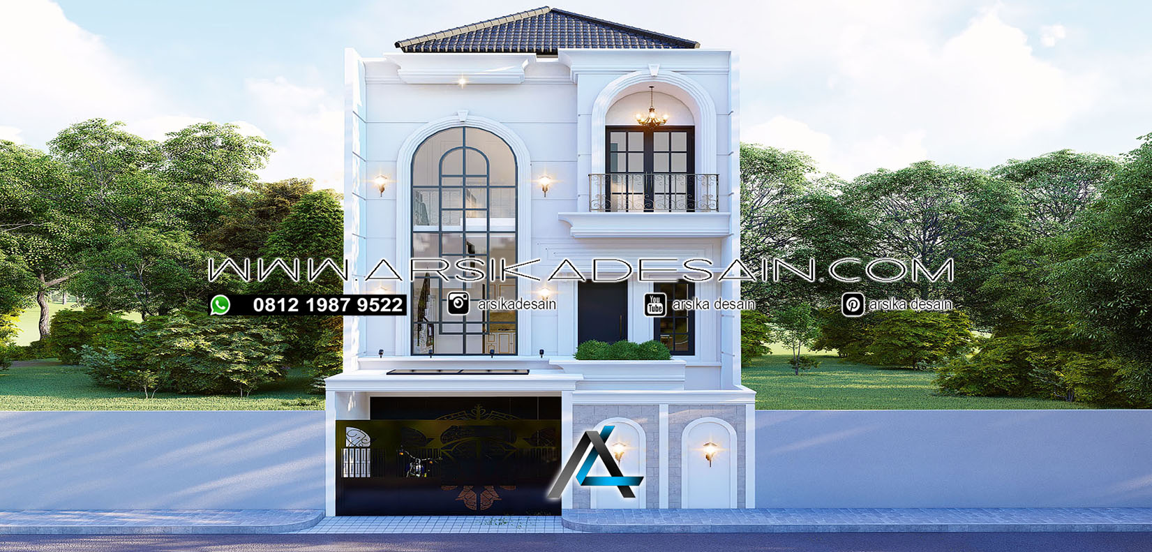DESAIN RUMAH 7 X 12 METER PEMILIK : BAPAK RIAN - JAKARTA - ARSIKA ...
