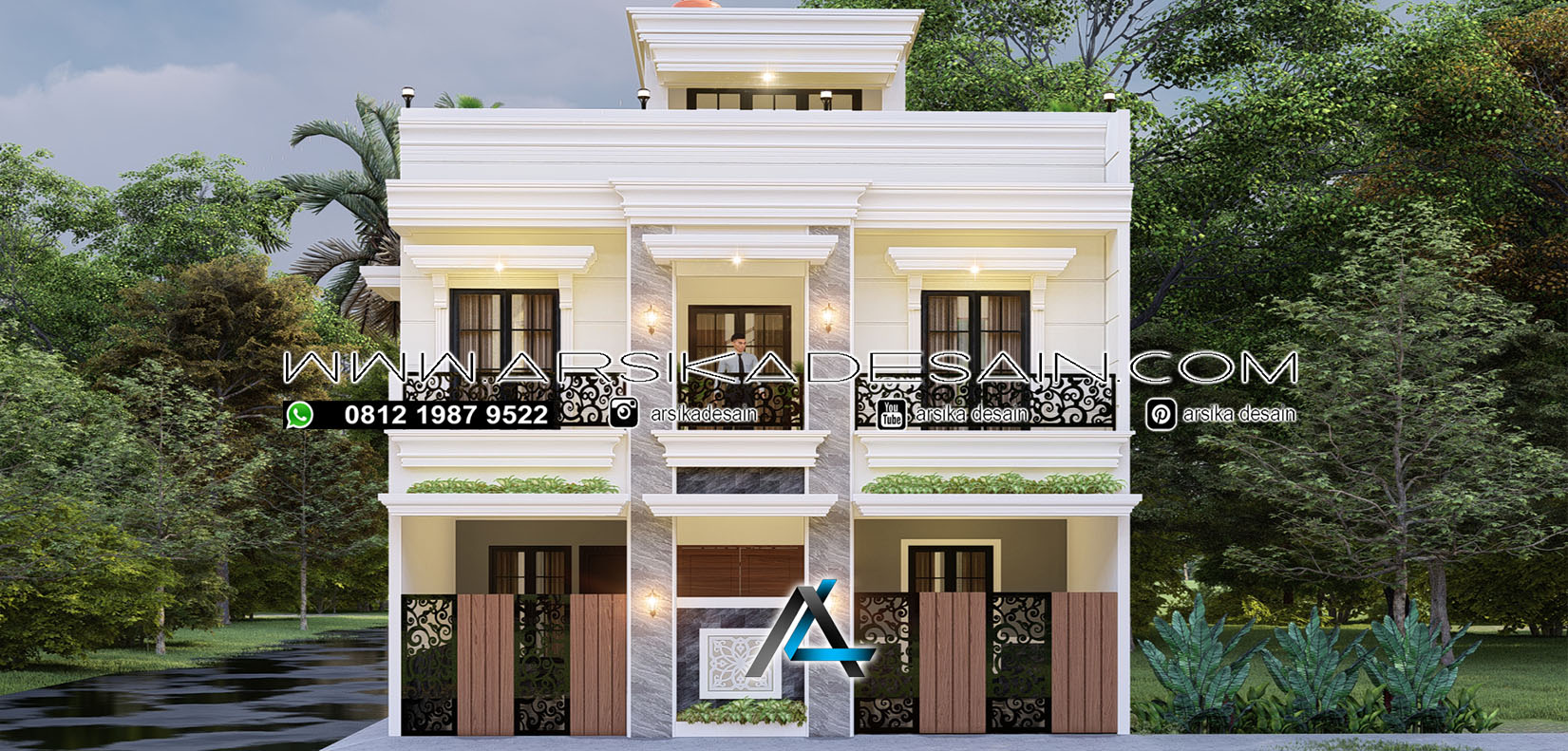 DESAIN RUMAH 6 X 12 METER PEMILIK : BAPAK ALI - JAWA TENGAH - ARSIKA ...