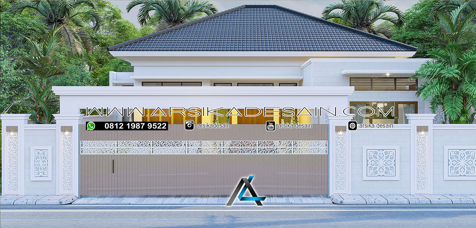 DESAIN RUMAH 14 X 20 METER PEMILIK : BAPAK SODIK - MAJALENGKA - ARSIKA ...